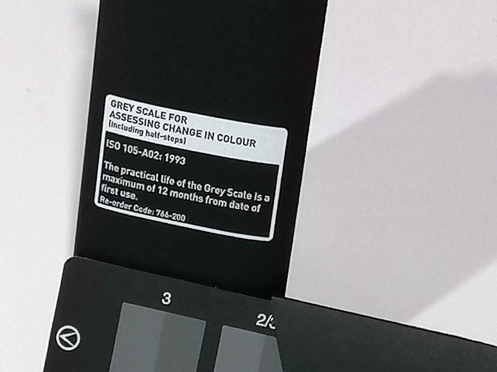 Grey Scale for assessing Change in Colour - ISO 105 A02 - Store | James ...