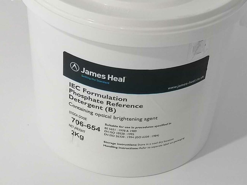 IEC Formulation Phosphate Reference Detergent (B) with optical ...