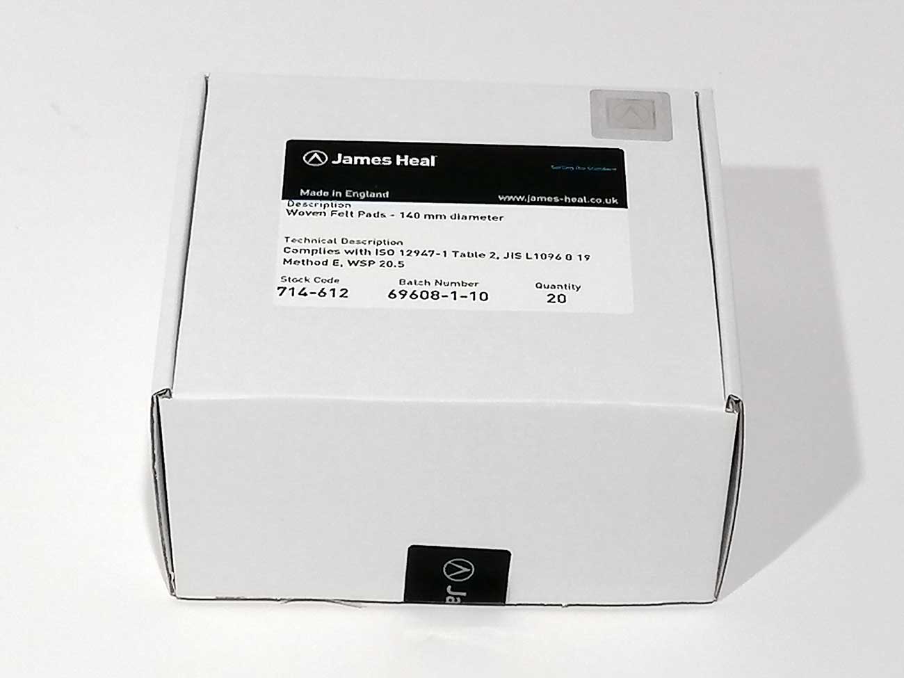 Woven Felt Pads (140mm diameter) W16 - BS EN ISO 12947-1 - Store ...